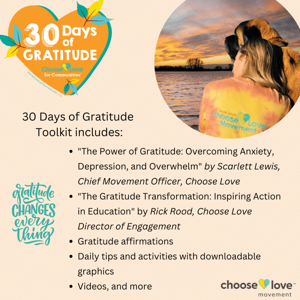 Choose Love 30 Days of Gratitude 2024 - Choose Love Movement